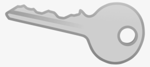 Grey Key Clipart - Small Key Clipart - Free Transparent PNG Download ...