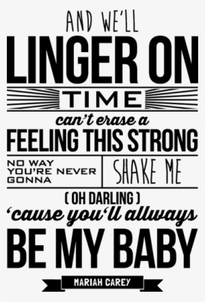 Mariah Carey Text Sticker - Mural - Free Transparent PNG Download - PNGkey