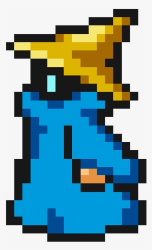 Black Mage - 8 Bit Final Fantasy Black Mage - Free Transparent PNG ...