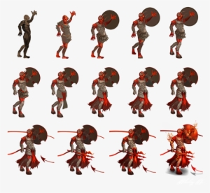 This Is 2d Drawing Of Hero Character Of The Devil With - 2d Hero ...