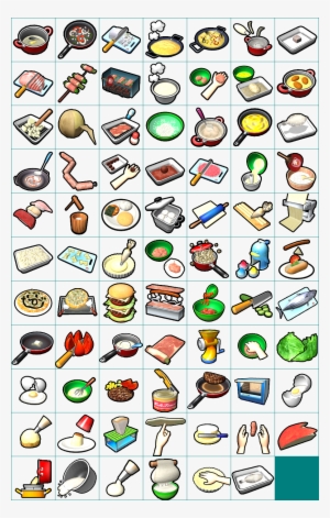 Click For Full Sized Image Steps - Cook Sprite Sheet - Free Transparent ...