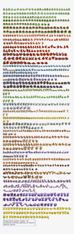 Wallpaper Pokemon Sprites - Pokemon Mystery Dungeon Sprites - Free ...