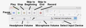Primary Controls - Audacity Control - Free Transparent PNG Download ...
