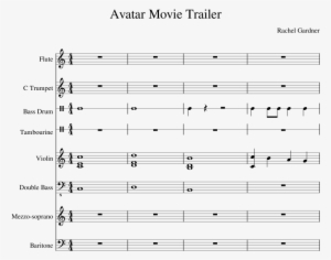 Avatar Movie Trailer Sheet Music Composed By Rachel - Kirby Return To ...