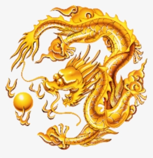 Golden Dragon Psd74273 - Golden Dragon Png Transparent - Free ...