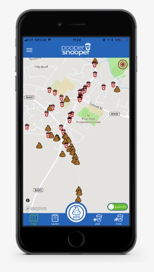 Pooper Snooper App Showing Bins And Poop Locations - Insight Quest Pty ...