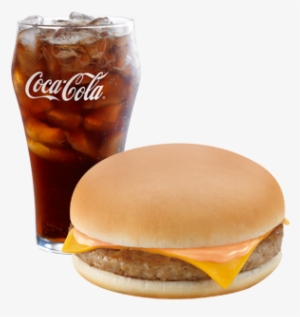 Cheesy Burger Mcdo - World Of Coca-cola - Free Transparent PNG Download ...