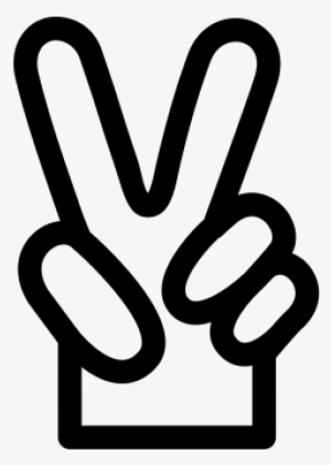 Victory Sign Rubber Stamp - Rubber Stamping - Free Transparent PNG ...