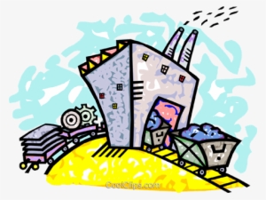 Factory Receiving Raw Materials Royalty Free Vector - Middle Region ...