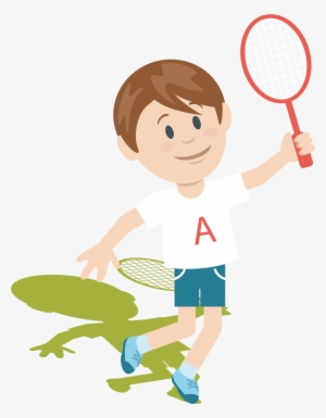 Badminton Clipart Child - Children Playing Badminton - Free Transparent ...