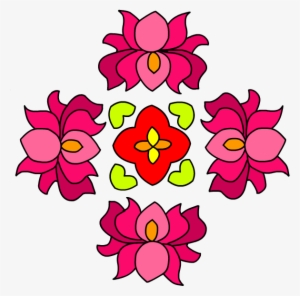 Rangoli Pattern - Diwali Rangoli Clipart Transparent - Free Transparent ...