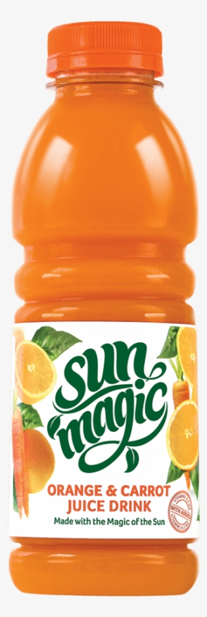 Sunmagic 500ml Orange & Carrot Juice Drink - Carrot - Free Transparent ...