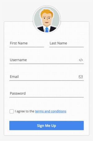 User Registration - Formcraft Templates - Free Transparent PNG Download ...