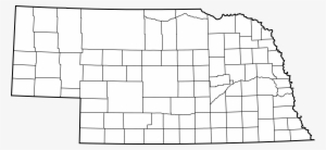 Map Of Nebraska - Cherry County Nebraska - Free Transparent PNG ...