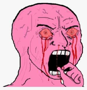 135kib, 700x710, Wojak - Crying Sony - Free Transparent PNG Download ...