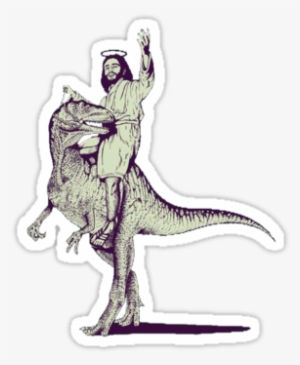 Jesus Riding Dinosaur Png - Free Transparent PNG Download - PNGkey