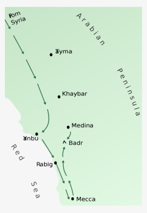 Battle Of Badr Map - Free Transparent PNG Download - PNGkey