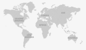 Atlas Světa - World Map Blue And White - Free Transparent PNG Download ...