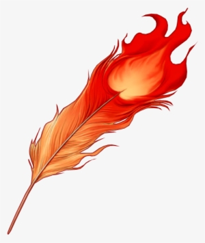 A Feather Of The Phoenix - Phoenix Feather - Free Transparent PNG ...
