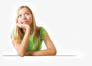 Inside Psychology And Pic Source - Thinking Girl Transparent Background ...