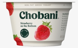 Chobani Yogurt - Logo - Chobani Fruit On The Bottom - Free Transparent ...