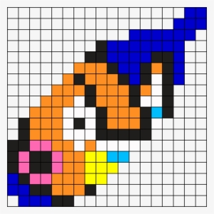 Magikarp Feather Perler Bead Pattern / Bead Sprite - Bead - Free ...
