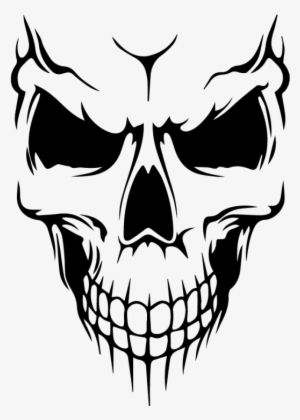 Evil Skull Png Download - Skull Face Sticker - Free Transparent PNG ...