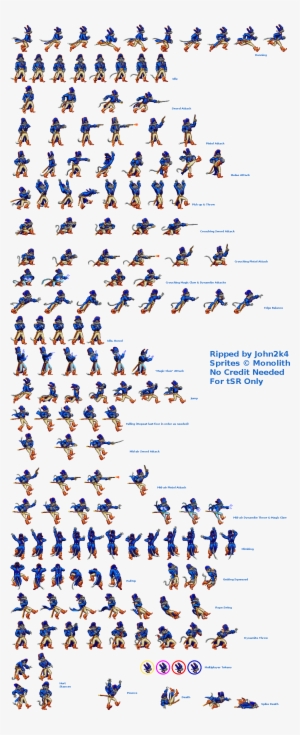 Captainclaw-captainsheet ] - Free Transparent PNG Download - PNGkey