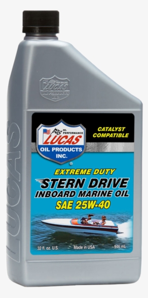 Stern Drive Inboard Engine Oil Sae 25w-40quart,5 Quart,5 - Lucas Fully ...