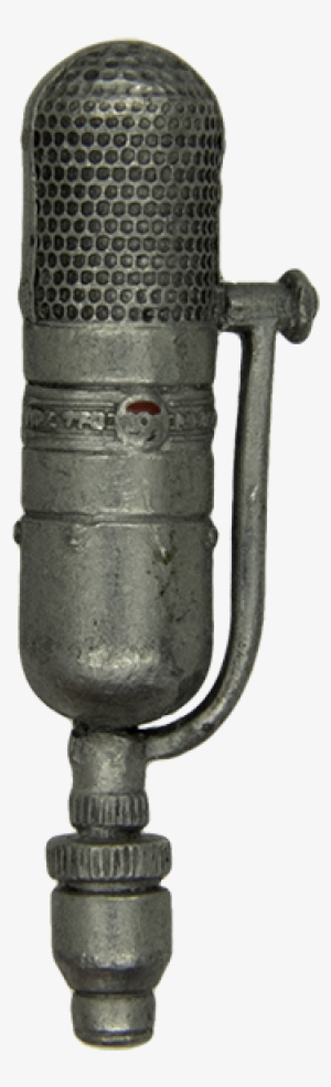 Retro Microphone Pin , Silver 3d - Recording - Free Transparent PNG ...