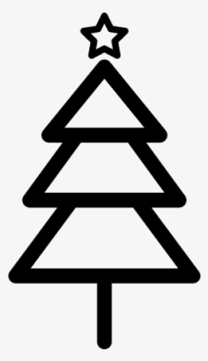 Christmas Tree Vector Icon - Abstract Christmas Tree Vector Png - Free ...