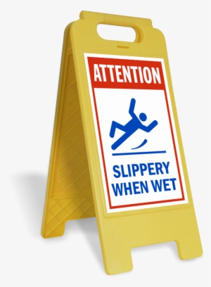 Slippery When Wet Signs, Wet Floor Signs - Slow Down Kids Playing Sign ...