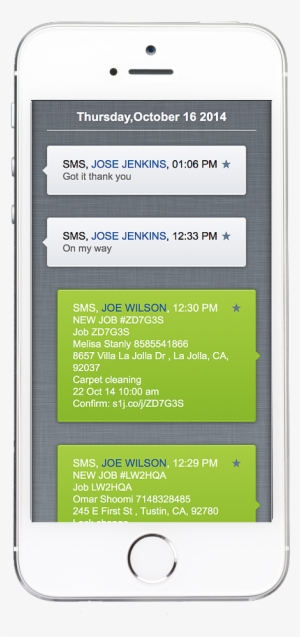 Design Your Job Sms Send A Job - Sms Format - Free Transparent PNG ...