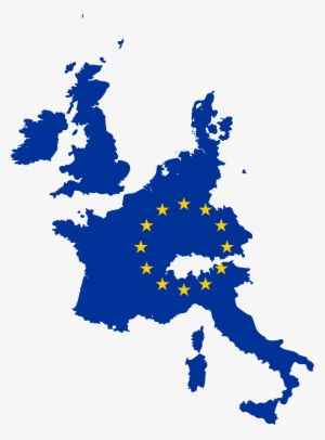 Open - Europe Map With Flag - Free Transparent PNG Download - PNGkey