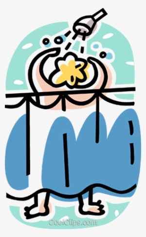 Person Having A Shower - Person Taking A Shower Clipart - Free ...