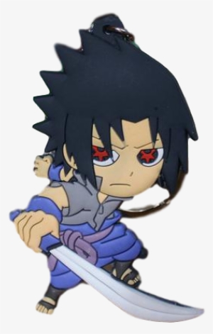 Sasuke Keychain - Naruto Sasuke Silicone Keychain Rubber Key Chain Gift ...