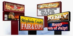 Municipal Signs - Electronic Signage - Free Transparent PNG Download ...