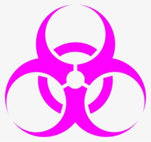 Biohazard Clipart Apocalypse - Biohazard Symbol Pink - Free Transparent ...