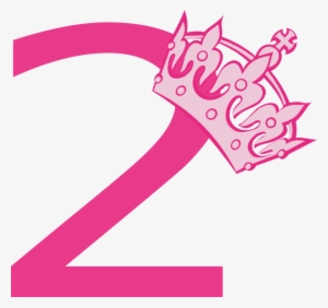 Pink Number 2 Png - One Birthday Transparent Background - Free ...