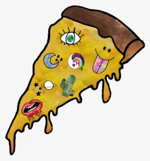 Trippy Pizza - Illustration - Free Transparent PNG Download - PNGkey
