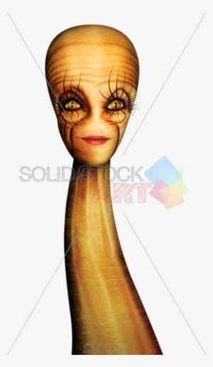 Stock Photo Of Weird Long Necked Female Alien With - Weird Stock Images ...