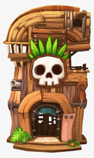 Building Home Pirate Hq 4 - Illustration - Free Transparent PNG ...