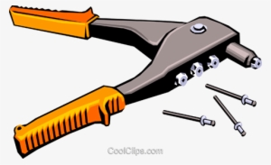 Riveter With Rivets Royalty Free Vector Clip Art Illustration ...