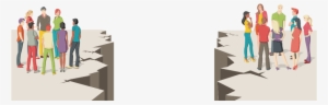 Two Groups People Divided - Illustration - Free Transparent PNG ...