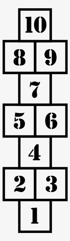 Modern Hopscotch Kids Decal - Hopscotch Png - Free Transparent PNG ...