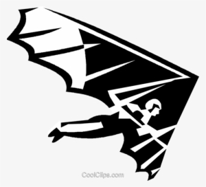 Hang Glider Royalty Free Vector Clip Art Illustration - Hang Glider ...