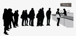 Students - Line Up Clipart Black And White - Free Transparent PNG ...