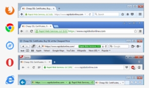Ev Ssl Green Address Bar - Internet Explorer - Free Transparent PNG ...