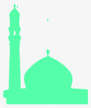 How To Set Use Green Indian Building Svg Vector - Islam Mosque Symbol ...