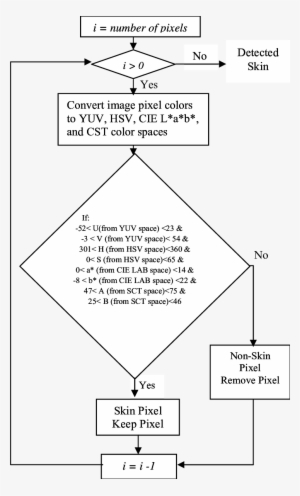 Skin Detection Classifier Flow Chart - Diagram - Free Transparent PNG ...